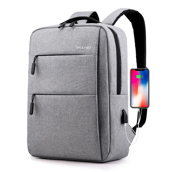 Water Resistance Business Travel Backpack Smart USB Laptop Backpack ...