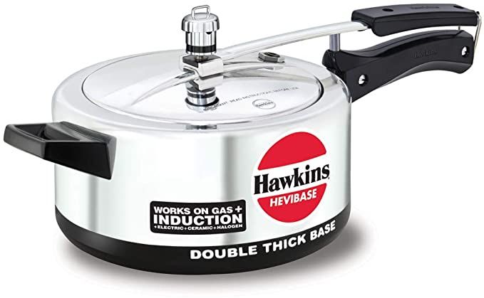 Hawkins Hevibase IH35 Pressure Cooker, 3.5 Liters, Silver | Daraz.com.np