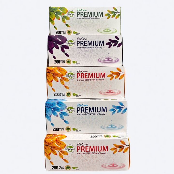 Premium Facial Box Tissue 200 Pulls Pack Of 5 | Daraz.com.np