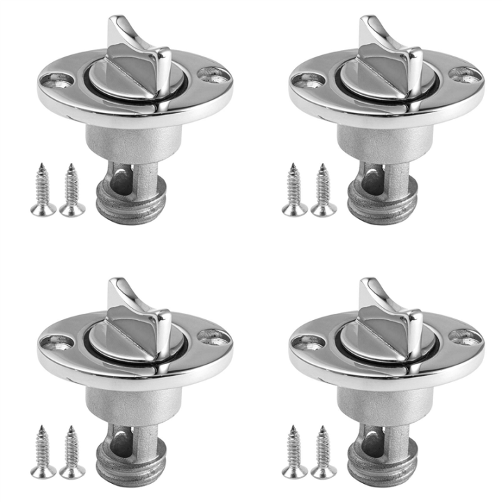 OUMERY 4X Oval Garboard Drain Plug Marine 316 Stainless Steel Drain ...