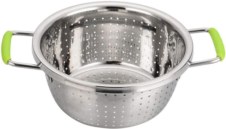 Stainless Steel Colander Strainer/Rice Filter/Fruit & Vegetable Cleaner ...