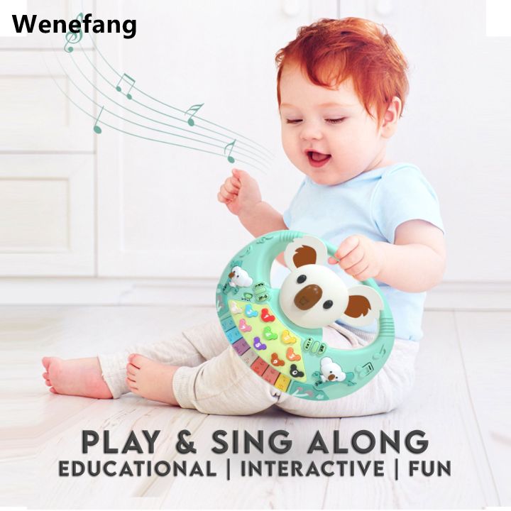 Wenefang Baby Koala Music Toy Box Toddler Piano Song Light Instrument ...