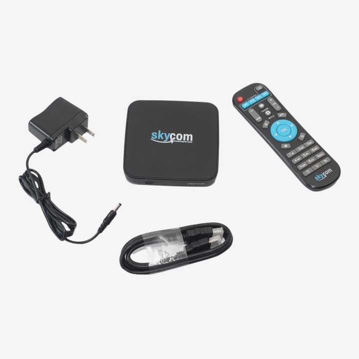 Skycom IPTV Tv Box Android Media Player Wifi / Lan / Hdmi / Dlna ...