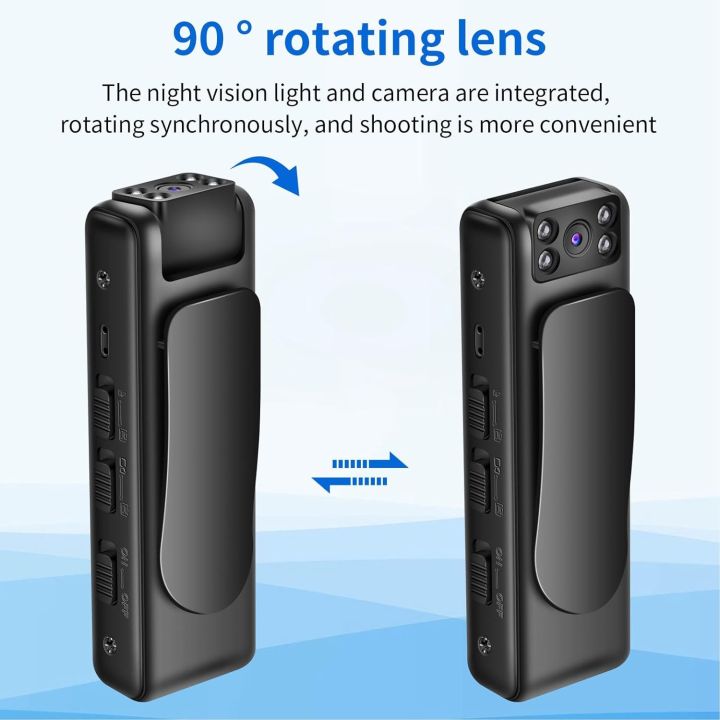 1080P HD Body Camera, ZC-M6 Infrared Night Vision Video Camera, Body ...