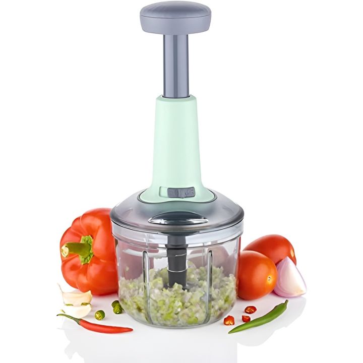 National Kitchenware Manual Hand Press Vegetable Mincers Food Chopper ...