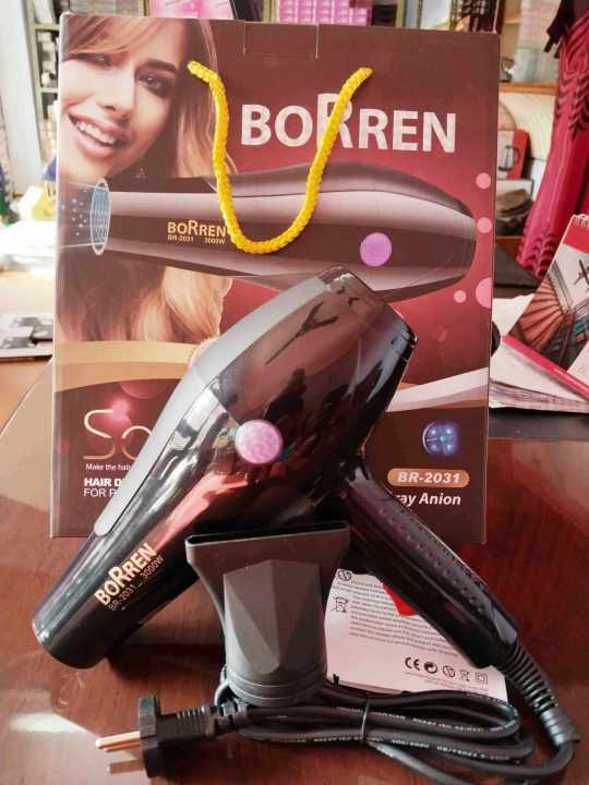 Borren Br- 2023 Hair Dryer Hot & Cold With Foldable Handle 3000w ...
