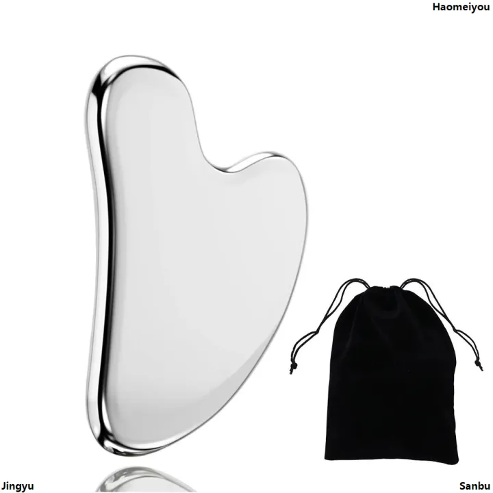 JingyuSanbu304 Stainless Steel Gua Sha Facial Tools Face Massage Tools ...