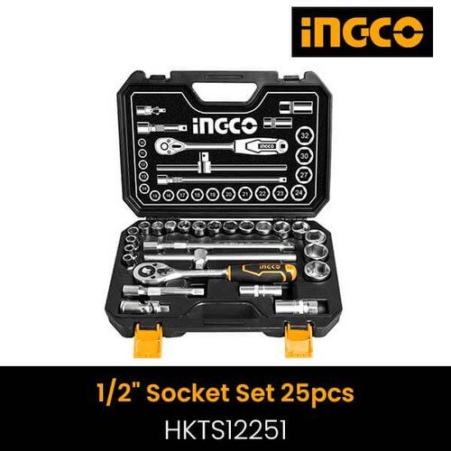Ingco 25 Piece Socket Set Heavy Tool Box | Daraz.com.np