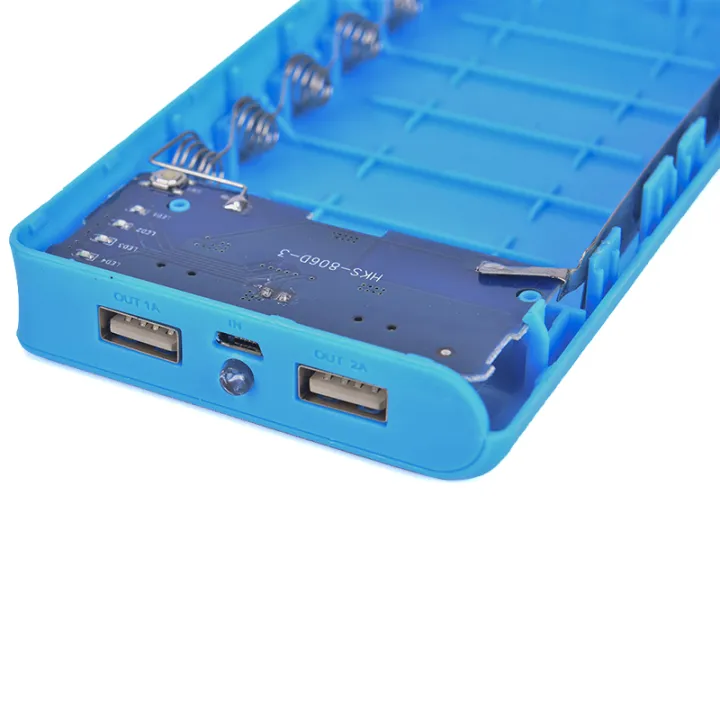Power Bank Shell Case 2A 6x18650 Charger DIY Box Kit Battery Board No ...