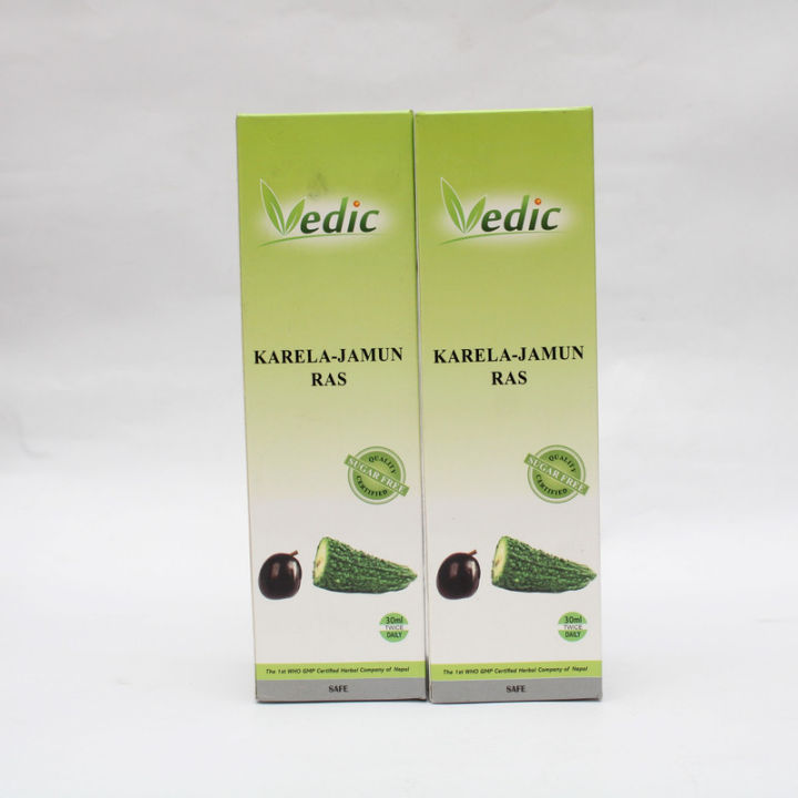 Set Of 2 Vedic Karela-Jamun Ras 500 ml | Daraz.com.np