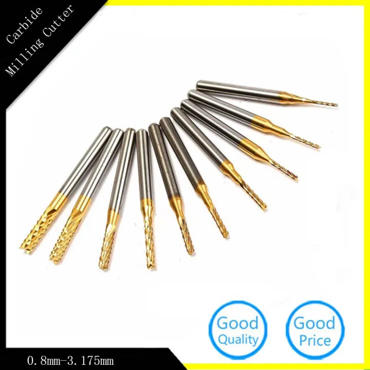 CNC PCB Grinding Machine Titanium Coated Engraving/Cutting Edge Cutter ...