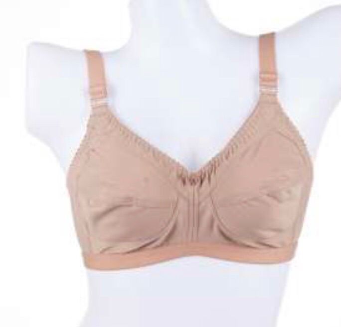 Cotton Non-Padded Non-wired Assorted Colour Full Cup Support Plus Size ...