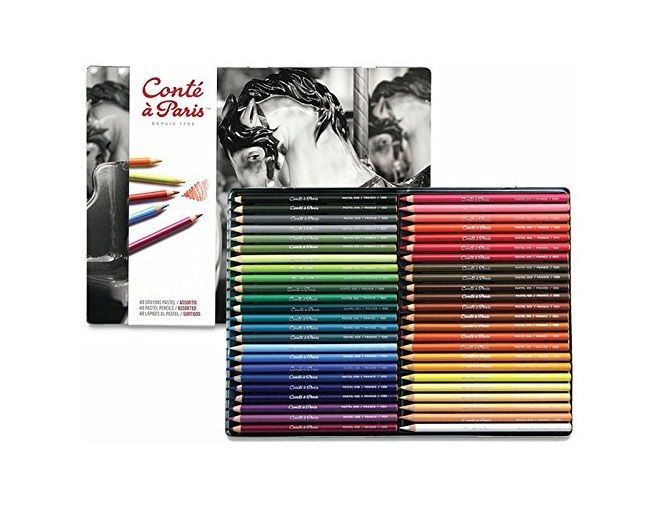 Conté à Paris Pastel Pencils Assorted Set of 48 | Daraz.com.np