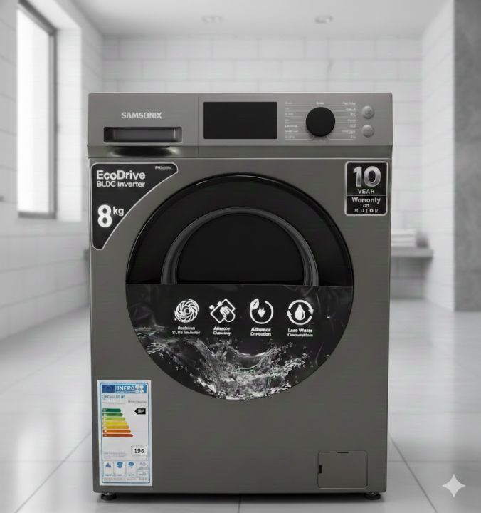 Washing Machine 8kg BLDC (Samsonix) | Daraz.com.np