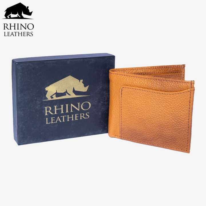 Rhino Leather Men's Bi-fold Genuine Leather Wallet (RW 021) | Daraz.com.np