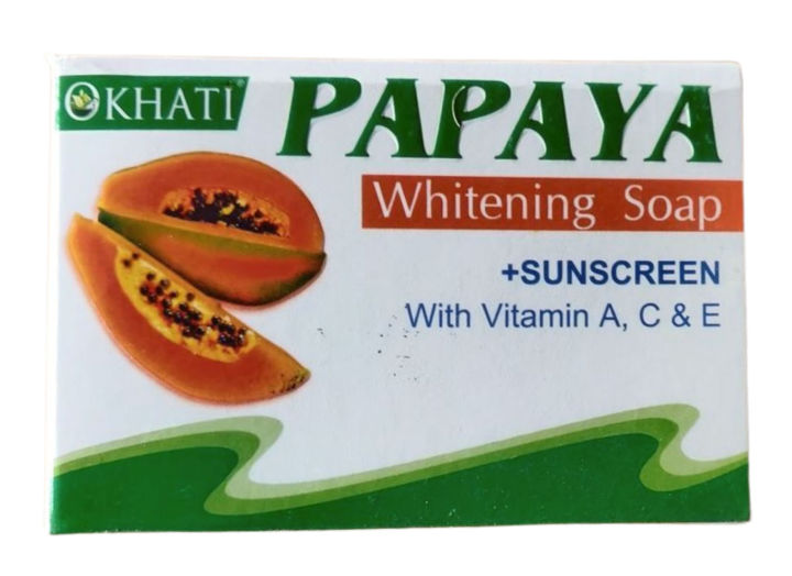 Papaya Herbal Soap Total 250 gm (Two Packs Each 125 gm) | Daraz.com.np