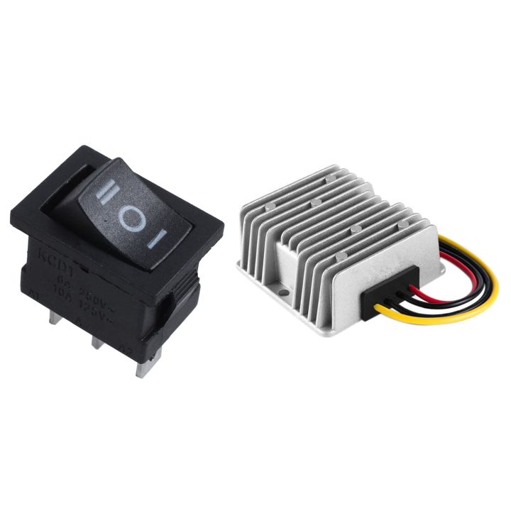 SPDT ON-OFF-ON 3 Position Snap in Boat Rocker Switch 250V/6A 125V/10A ...