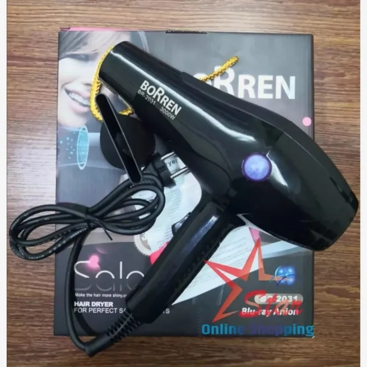 Borren BR-2031 Professional Hair Dryer(3000 Watt) | Daraz.com.np