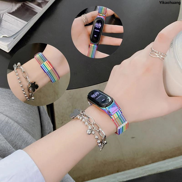 YikaohuangNew goods Smart watch bracelet band7 with sports Milan NFC ...