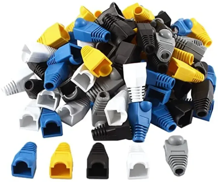 100 PCS RJ45 Boots Cover ,Ethern100 PCS RJ45 Boots Cover ,Ethernet ...