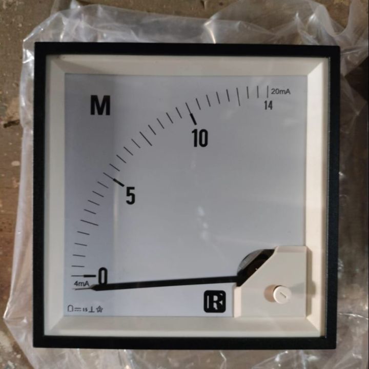 Rishabh DC Moving Coil Analog MW/MVar Panel Power Meter(0-14M) size 144 ...