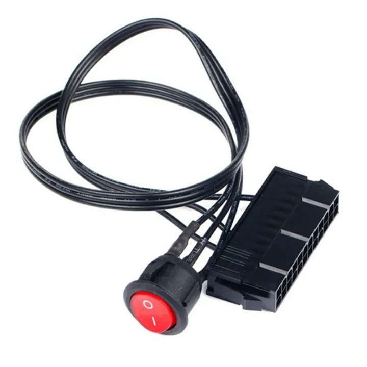 5Pack 50cm Cable Copper Tin Wire 24-Pin Female ATX PSU PC Power Supply ...