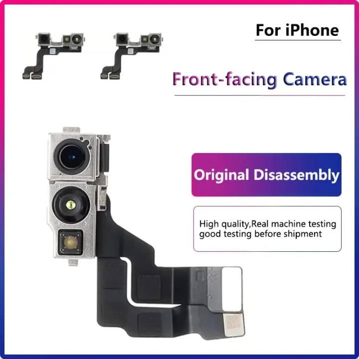 Original Disassembly Front Camera For iPhone 14 13 12 11 15 Plus Pro Max Front-facing Camera ...