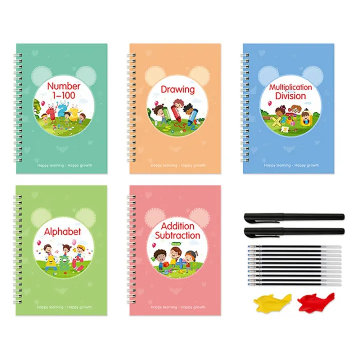 Groove Writing Exercise Book Copybook to Improve Children'S Handwriting ...