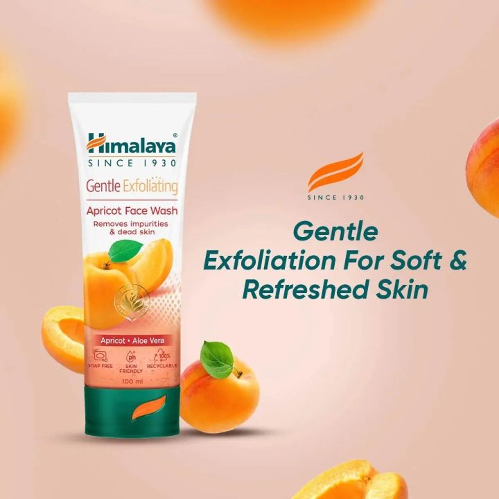 Himalaya Herbals Deep Cleansing Apricot Face Wash (100ml) | Daraz.com.np