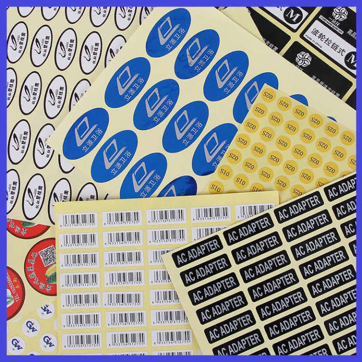Copperplate Paper Printing Transparent PVC Adhesive Stickers ...