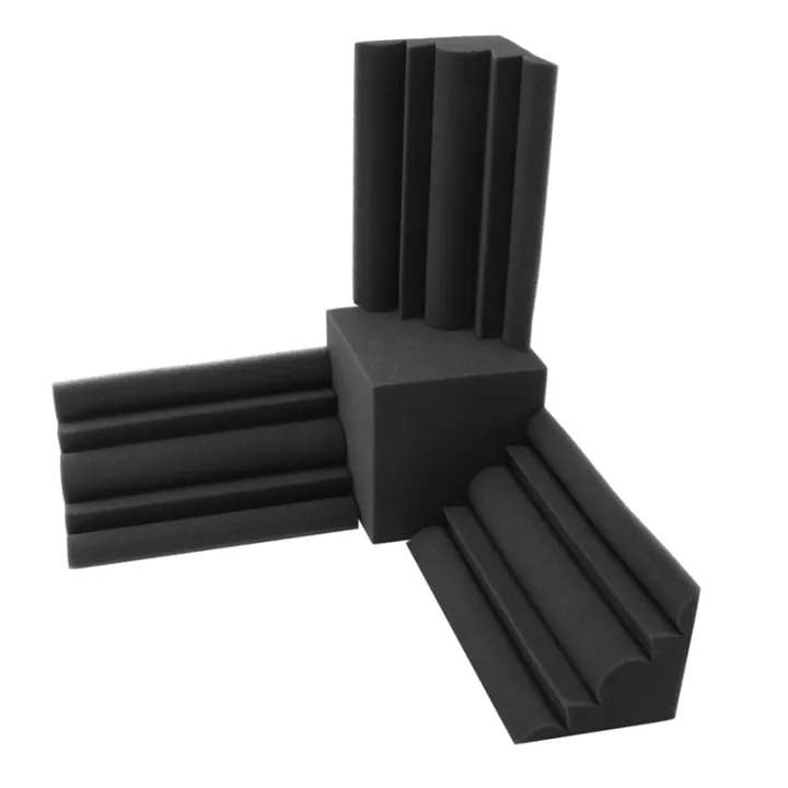 NCANRUI 32Pcs Acoustic Foam 24Pc Bass Trap Wall Foam + 8Pc Square Sound ...