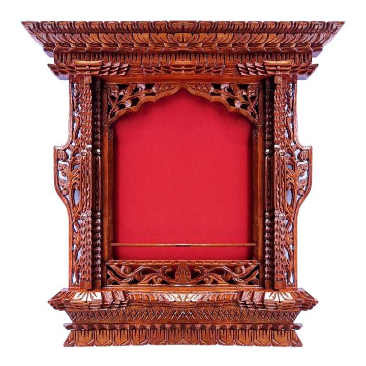 Wooden Kumari Jhyal Handmade Photo Frame 18.5"*18" by | Daraz.com.np