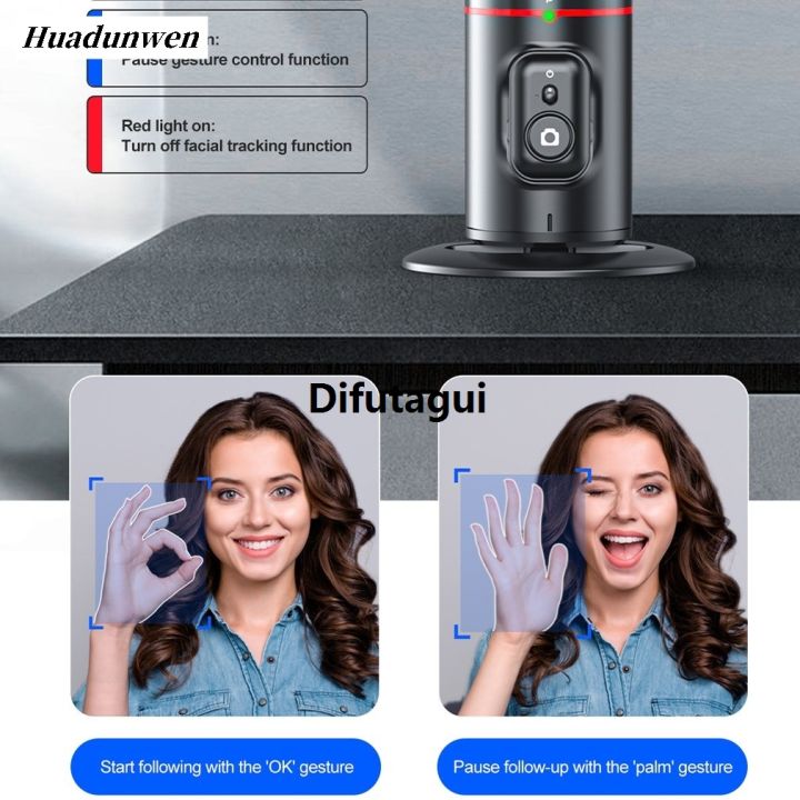 Difutagui Selfie Stick Stabilizer Control Gesture Mount, Rotate 360 ...