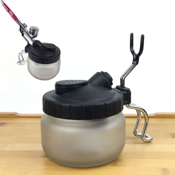 Easy To Use Metal Handle Spray Pen Cleaning Pot with Airbrush Hanger ...
