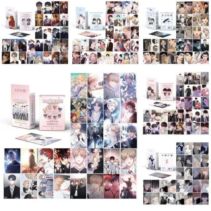 Greeting Card Paper BL Manwha Jinx Postcard Manwha Jinx Mini BL Manwha ...