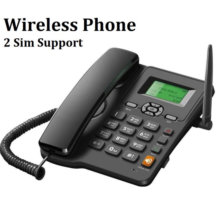 Fixed Wireless Desktop Telephone - Dual SIM Card Support, Ideal for ...