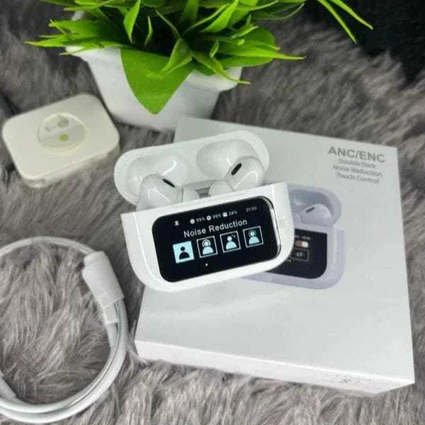 True Wireless Noise Cancelation Earbuds with Touch Display | ANC/ENC ...