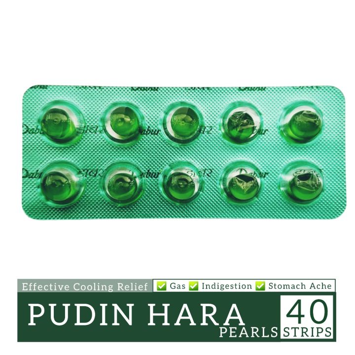 400 Cap, Dabur Pudin Hara Pearls | Concentrated Pudina Satva Softgel ...