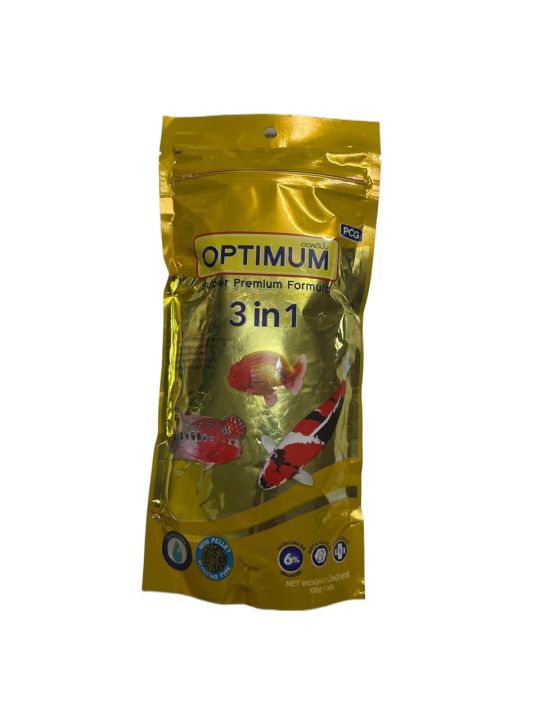 Optimum 3 in 1 Super Premium Formula Fish Food Floating Type Mini ...