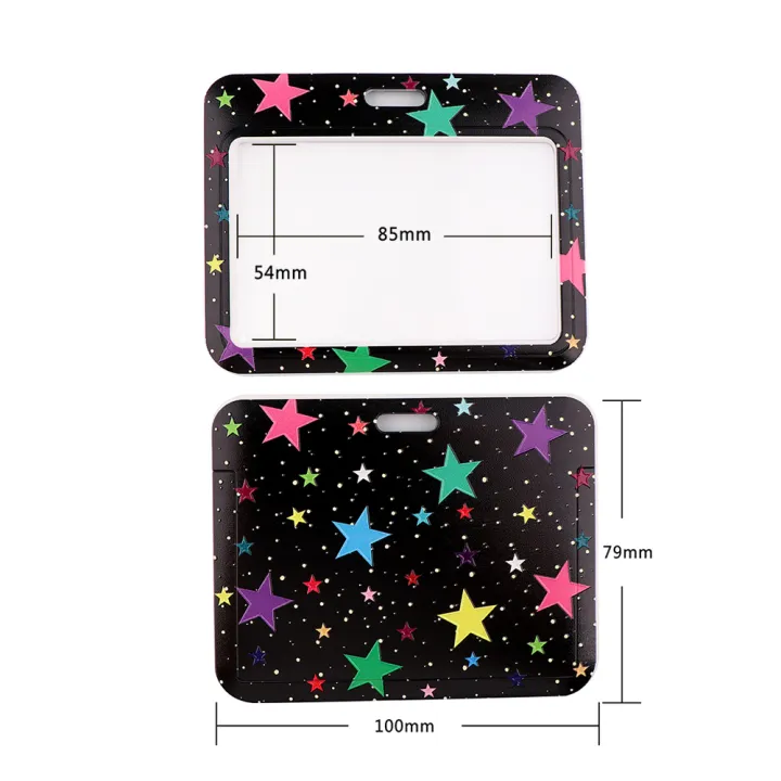 SSD Badge holder star color CB637 lanyard credit card ID student woman ...