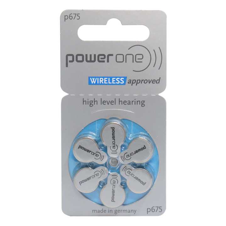 Power One P675 Wireless Hearing Battery - High-Level Performance ...