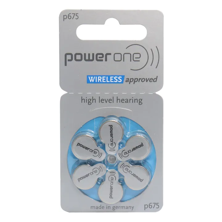 Power One P675 Wireless Hearing Battery - High-Level Performance ...