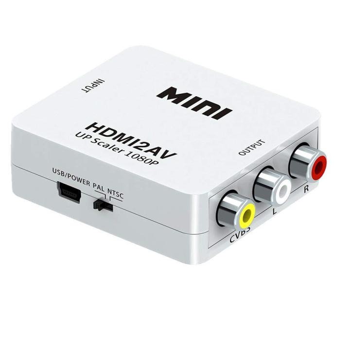 HDMI2AV UP Scaler 1080P HD Video Converter Media Streaming Device ...
