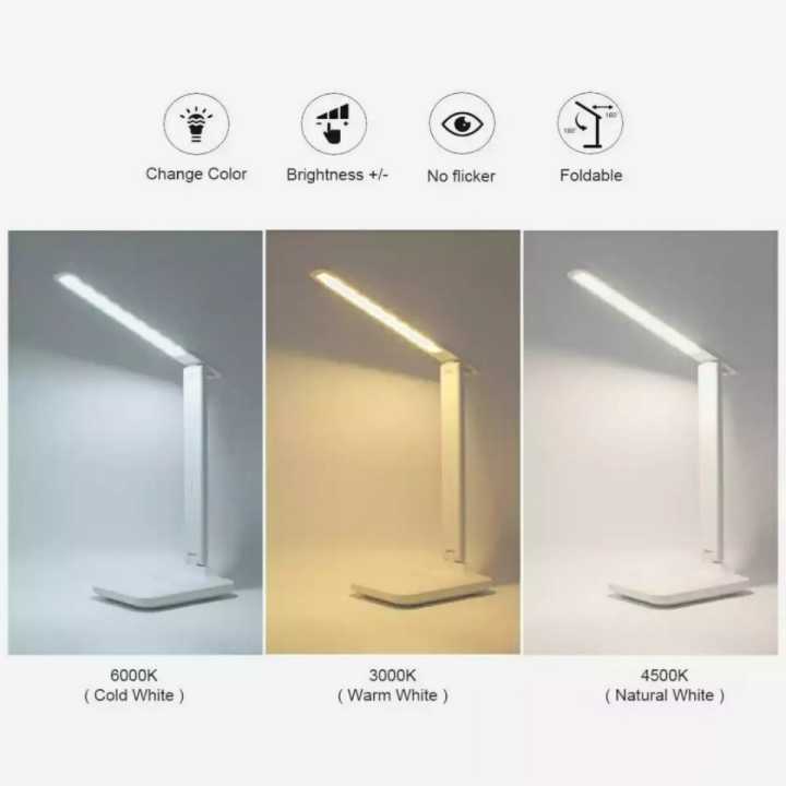 Collapsible Desk lamp Led Dimming For Office Table lamps Bedroom night ...
