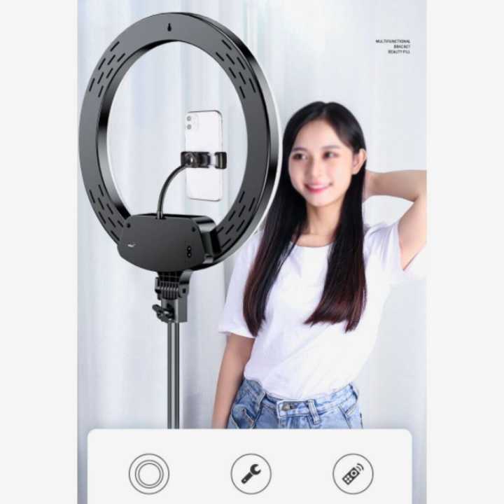 32cm Selfie LED Ring Light With 7 Ft Tripod Stand- 3 Light Modes ...