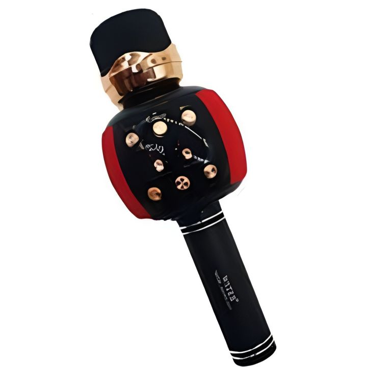 Genuine Wster WS-2911 Wireless Microphone Speaker With Disco Light ...