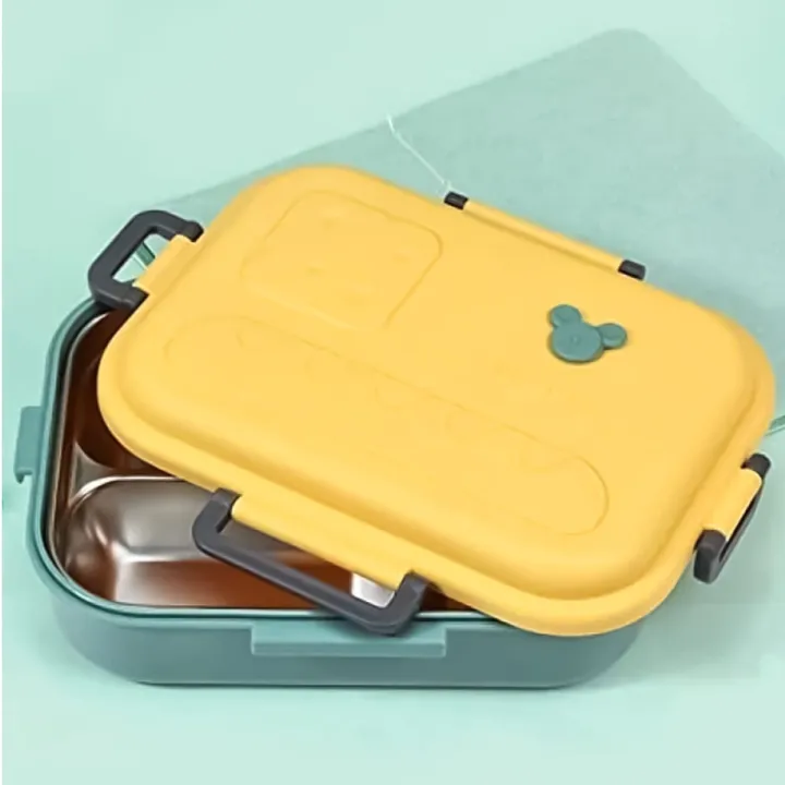 KOJA Insulated Stainless Steel Lunch Box for Kids Tiffin Box for School ...