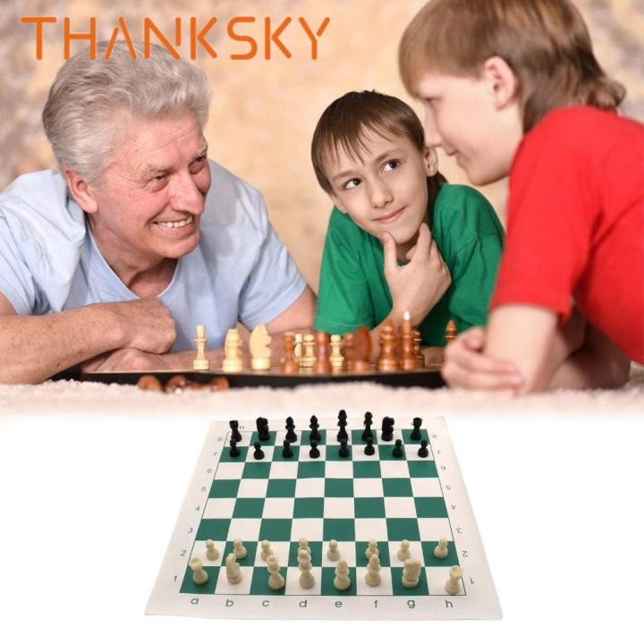 Universal 36/42/51cm Chessboard Medieval Chess Set Resin Folding Board ...