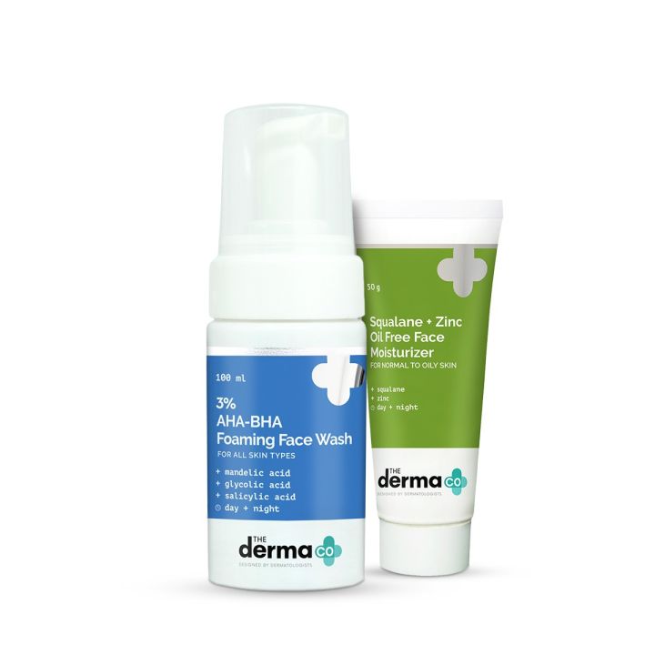 The Derma Co Acne-Fighting Cleanse & Hydrate Combo | Daraz.com.np