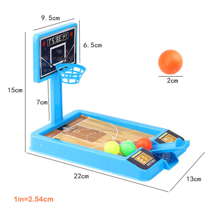 Basketball Shooting Game 3-Ball Interactive Board Game Indoor Sports ...